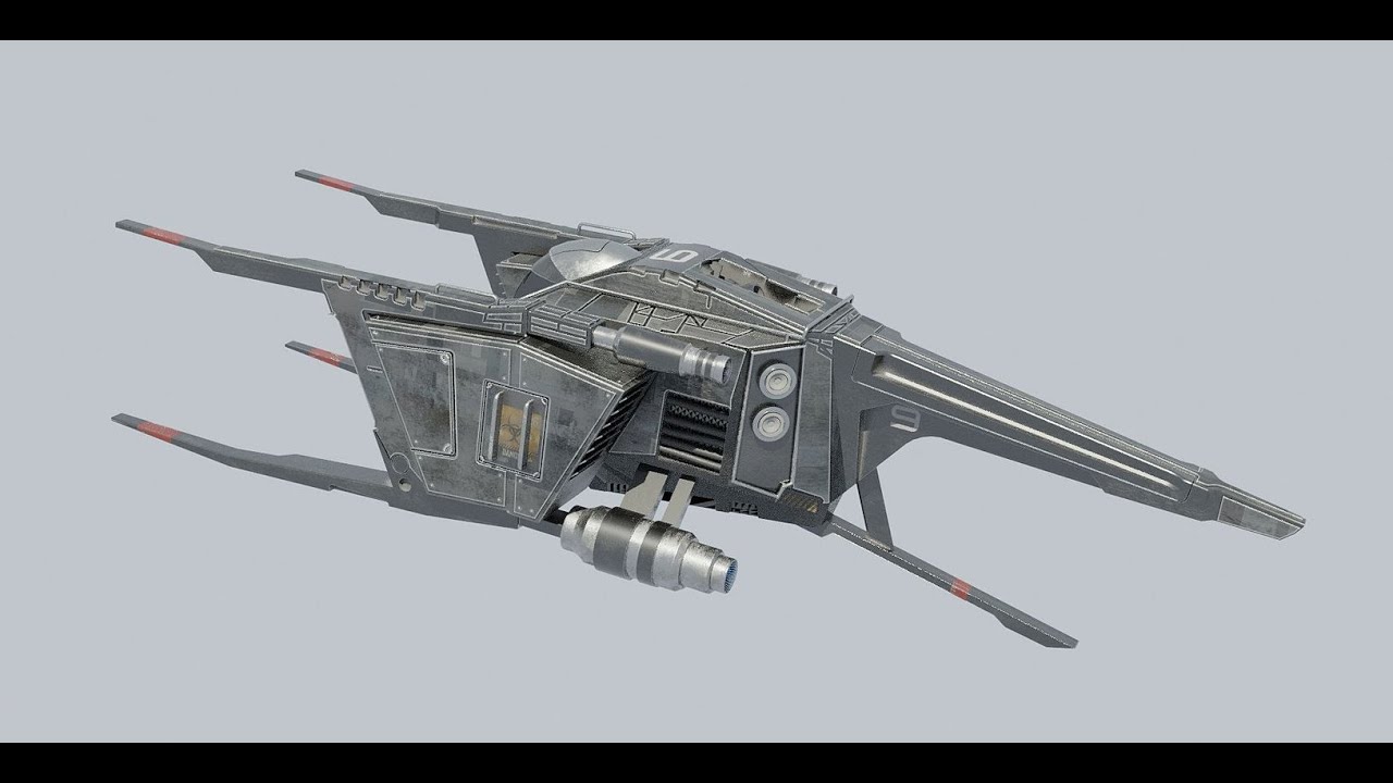 #blender 3d fast shape spaceship4 - timelapse - - YouTube