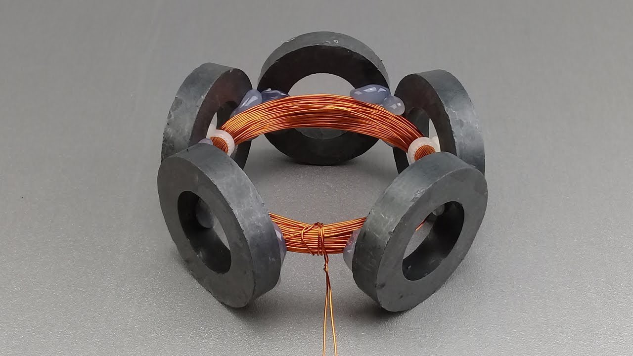 How to generate homemade infinite energy with copper wire and big ...