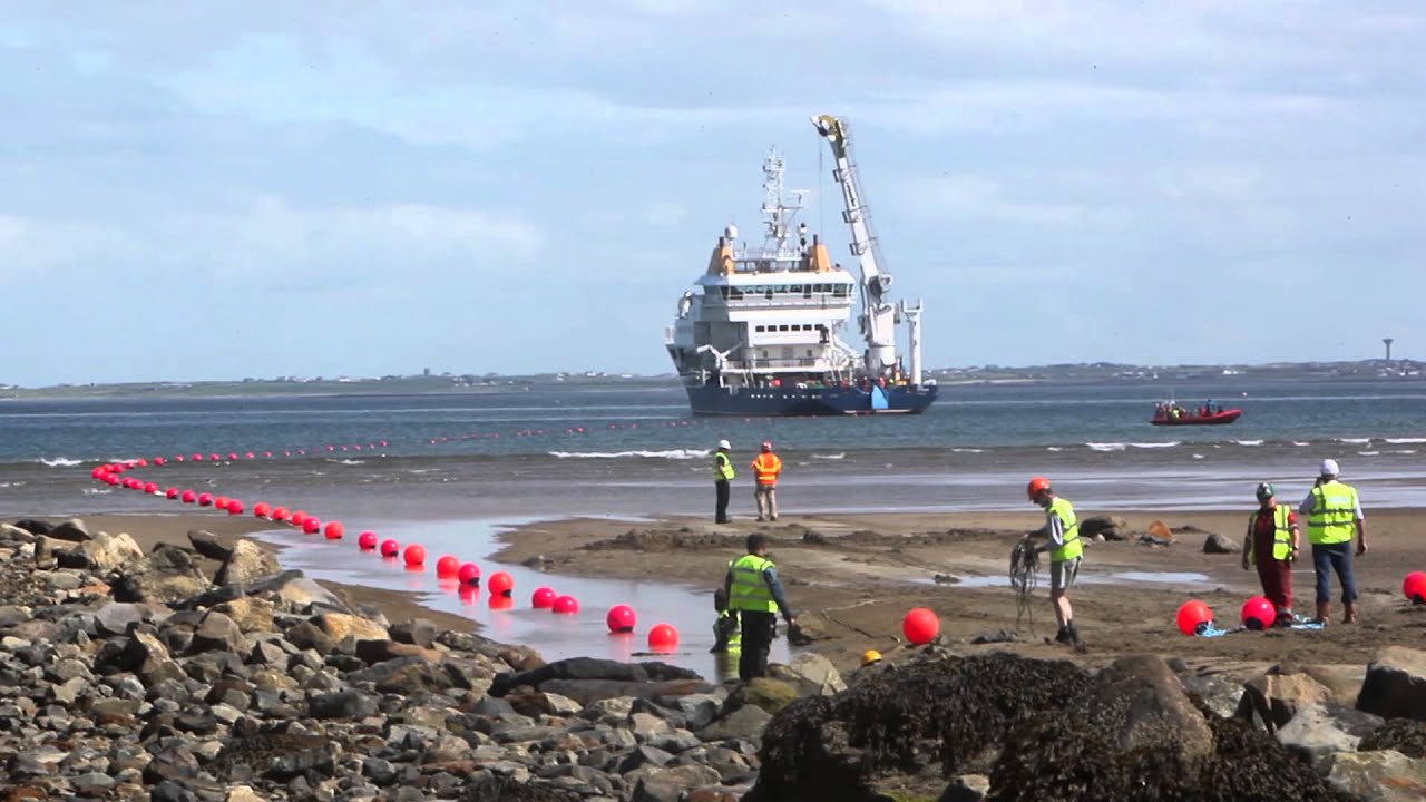New 300million USD Transatlantic Fibre Optic Cable laid into Ross ...