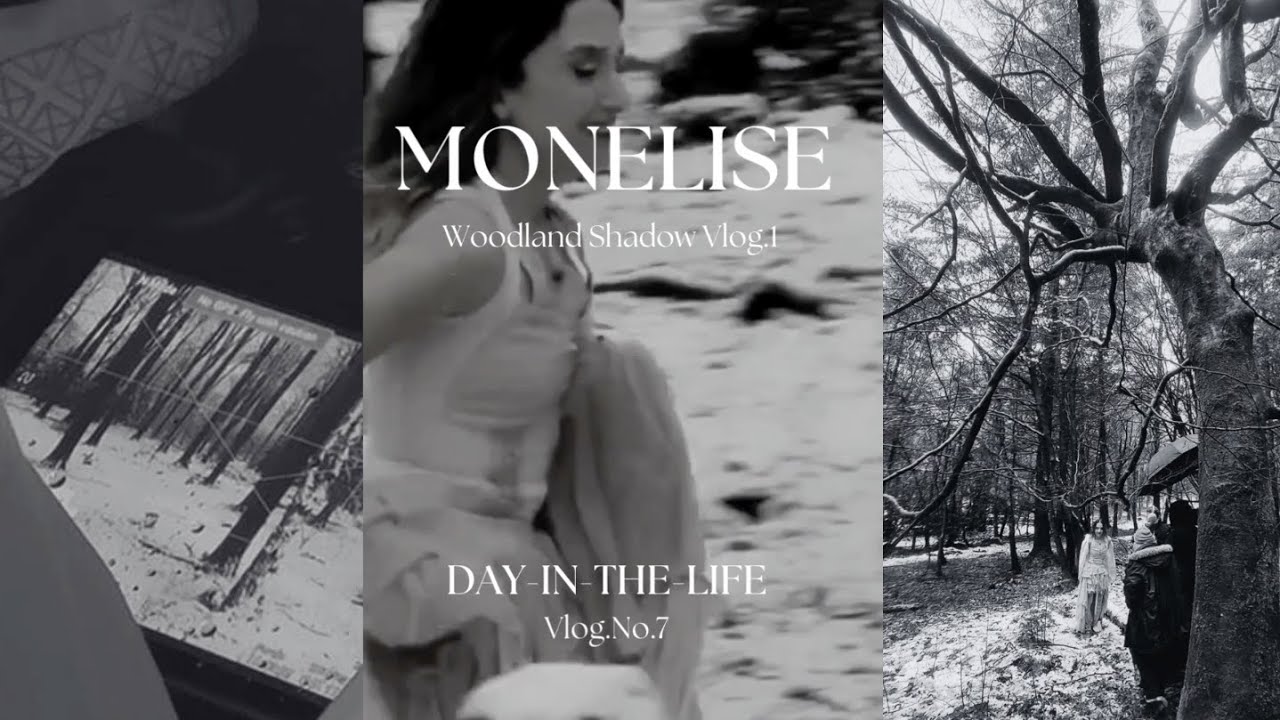 Vlog: Get Enchanted with "Woodland Shadow" Shoot, Day 1 (Surprise Snow!) - YouTube