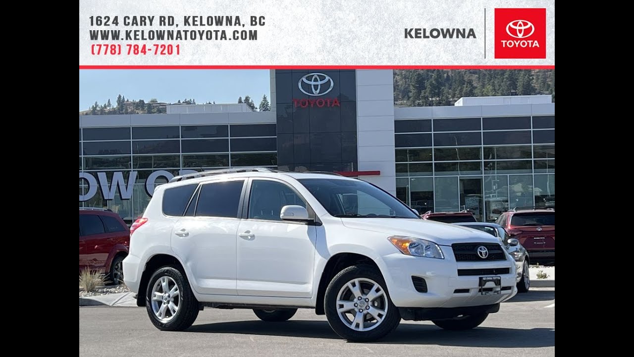 White 2011 Toyota RAV4 4WD | Moonroof | Air Conditioning | Cruise ...