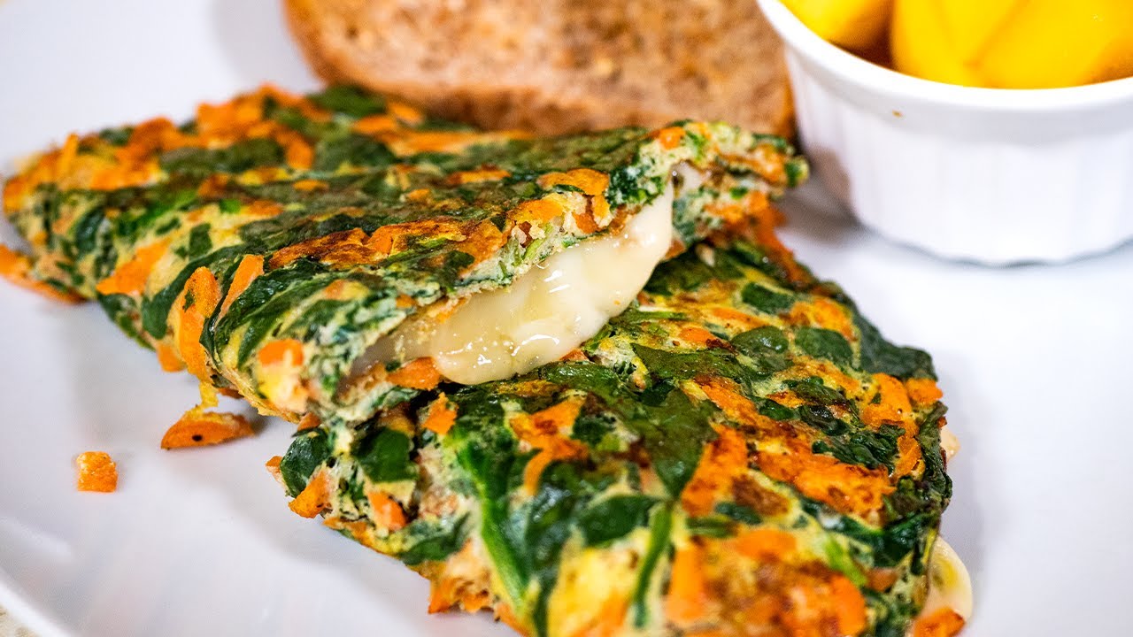 Torta de Huevos con Vegetales | Recetas Mexicanas Faciles - YouTube