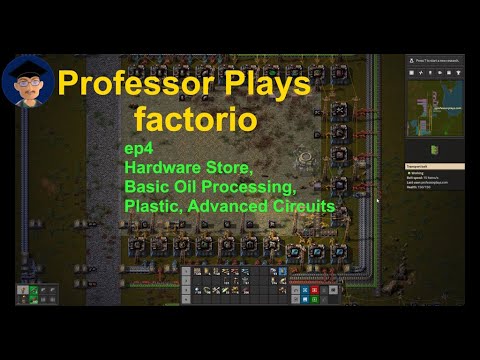 Factorio Rail World 10 4 ep4 Hardware Store, Basic Oil Processing ...