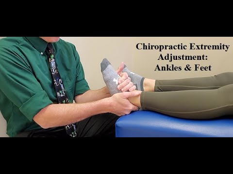 Chiropractic Extremity Adjustments: Ankles and Feet - YouTube