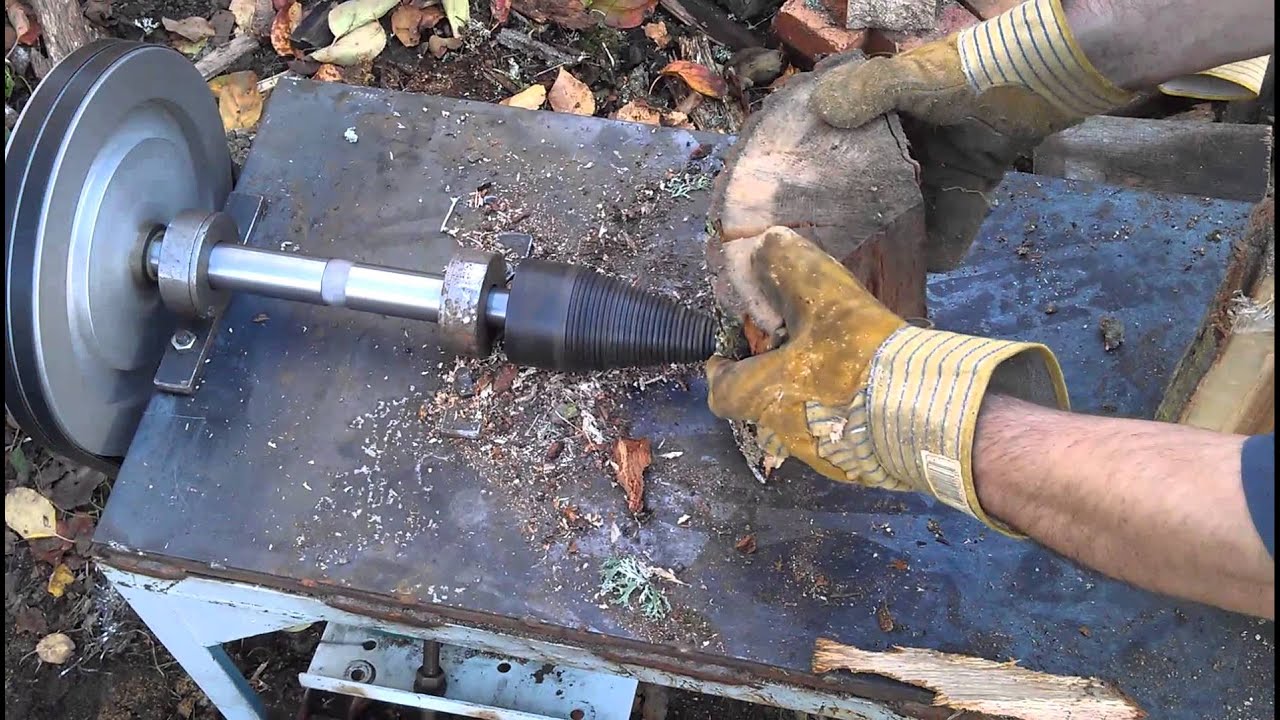 Despicator de lemne - YouTube
