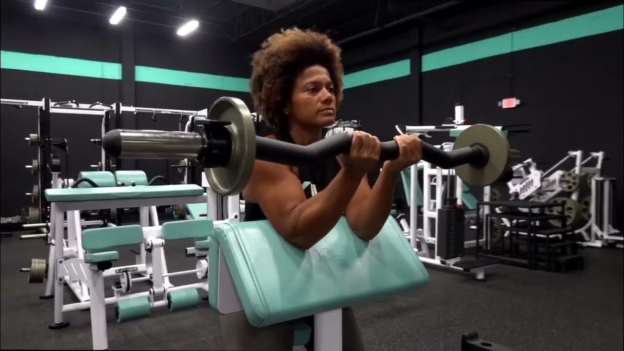 Curl Scott Thick Ez Bar Close Grip Semi Supinated Youtube