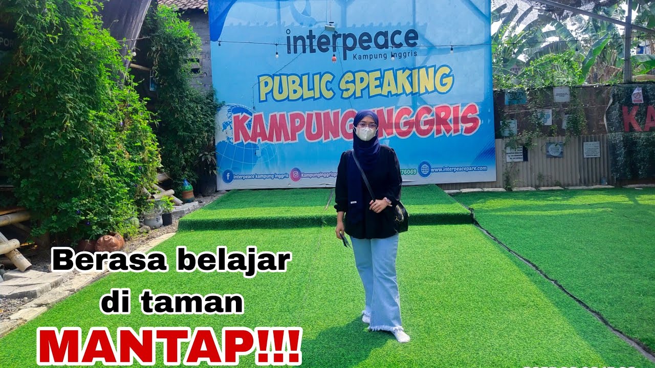 REVIEW GEDUNG INTERPEACE KAMPUNG INGGRIS PARE KEDIRI - YouTube