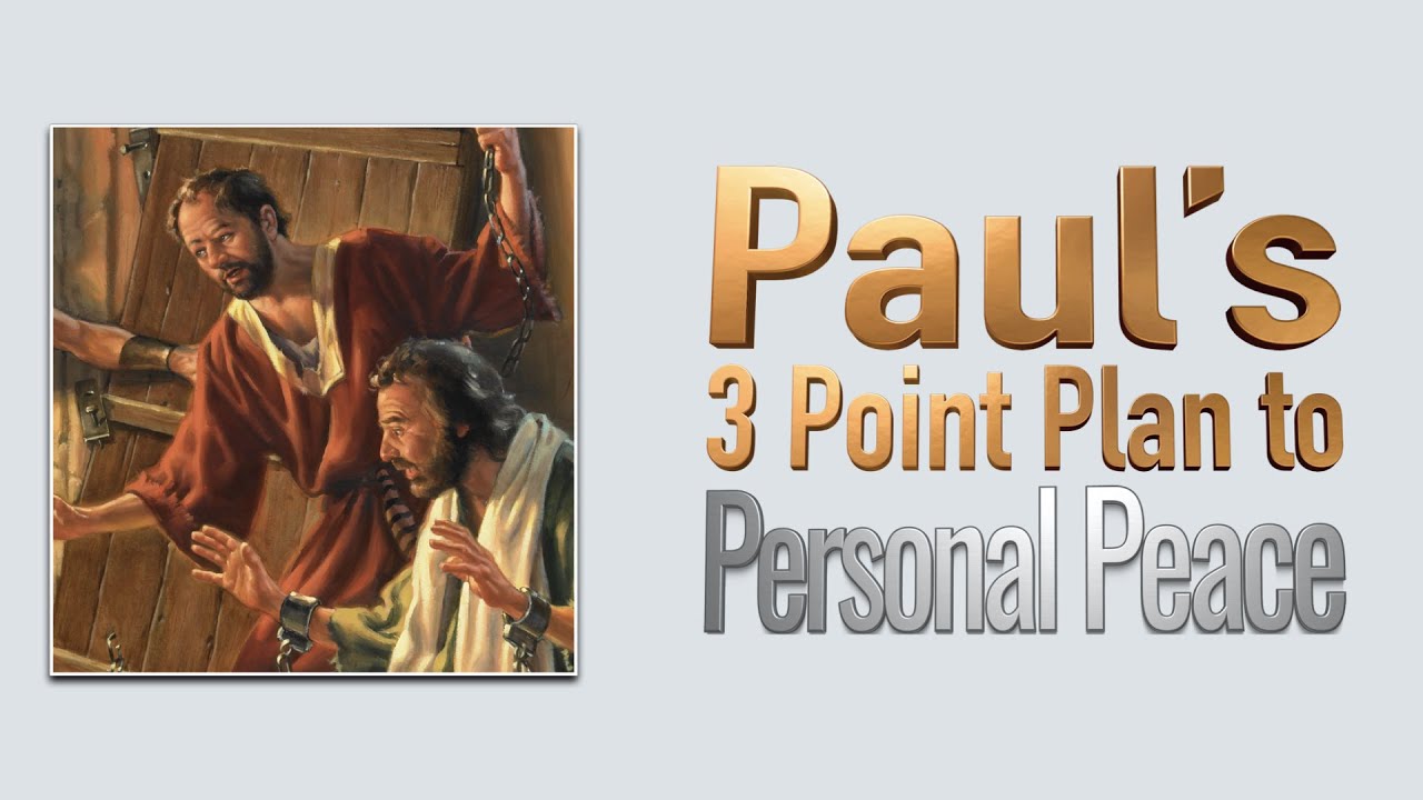 Paul's 3 Point Plan for Personal Peace - YouTube