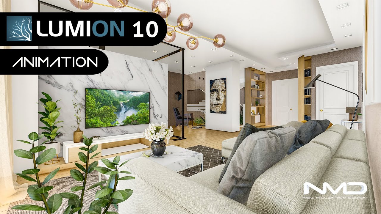 Lumion 10 Pro Modern Interior 3D Teaser Render - YouTube