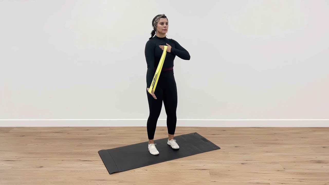 Mini Band Tricep Extension - YouTube