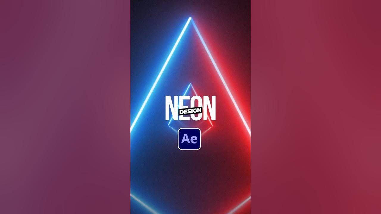 Neon Glow Tunnel Loop Motion Graphics in After Effects - YouTube