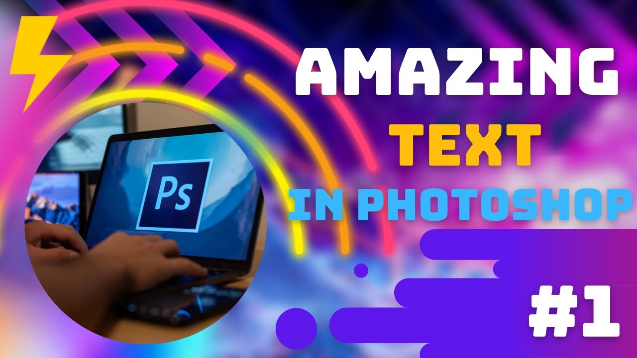 Amazing Text In photoshop | #1 - YouTube