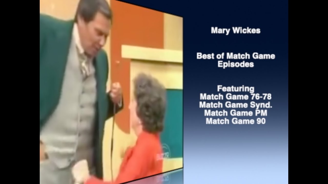 Mary Wickes - Best of Match Game Marathon - YouTube