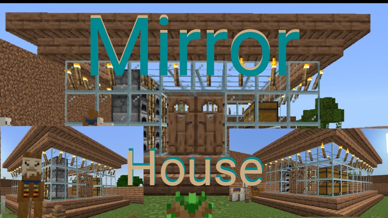We Build Mirror house in Minecraft but only 1hours 👍😎 Part-2 - YouTube