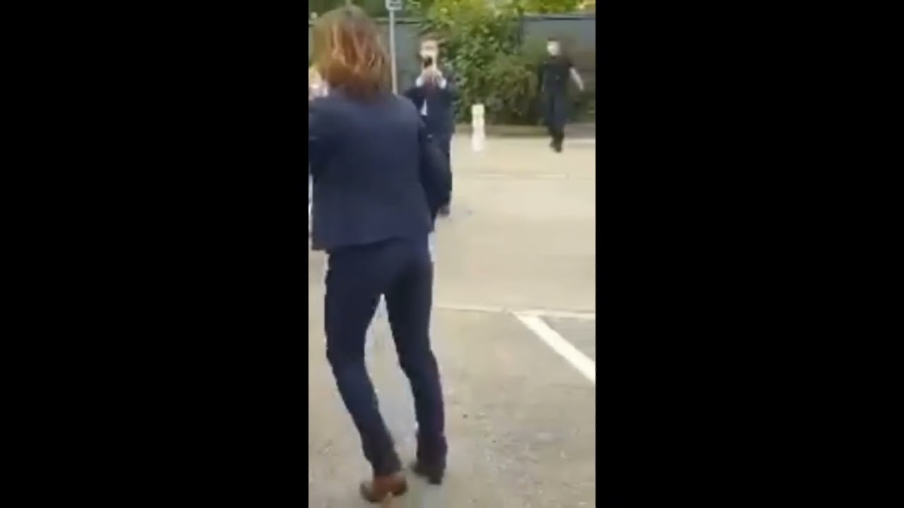 Slap to French President | French President Face A hard Slap ...