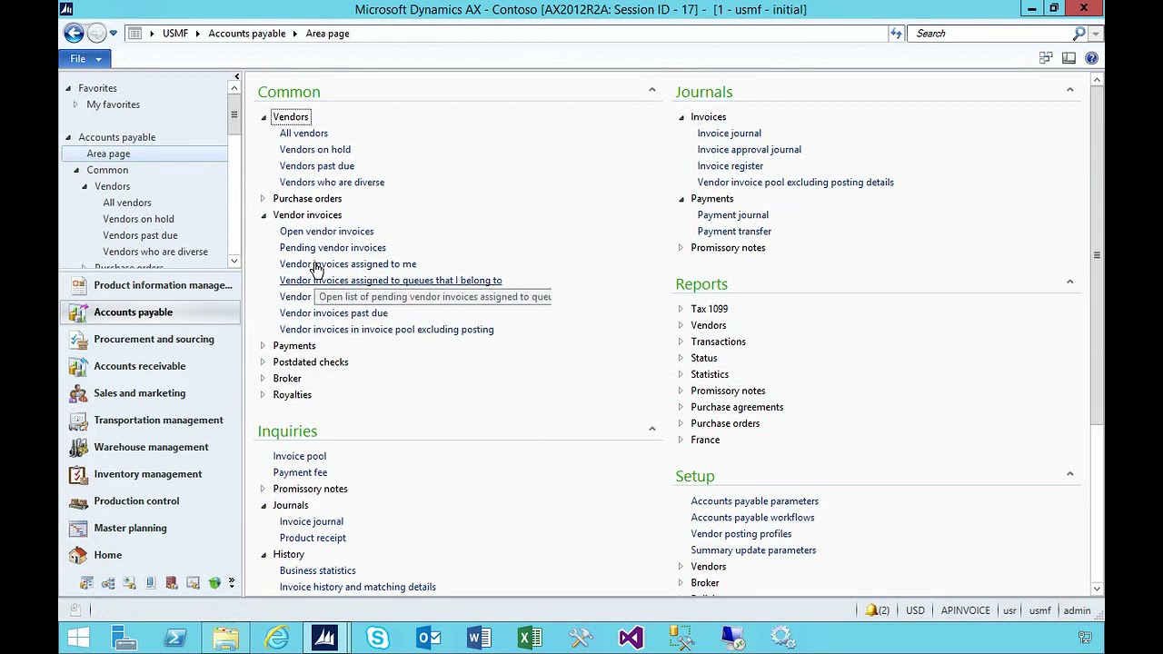 Accounts Payable Invoice Workflow Post Before Or After Approval In AX ...