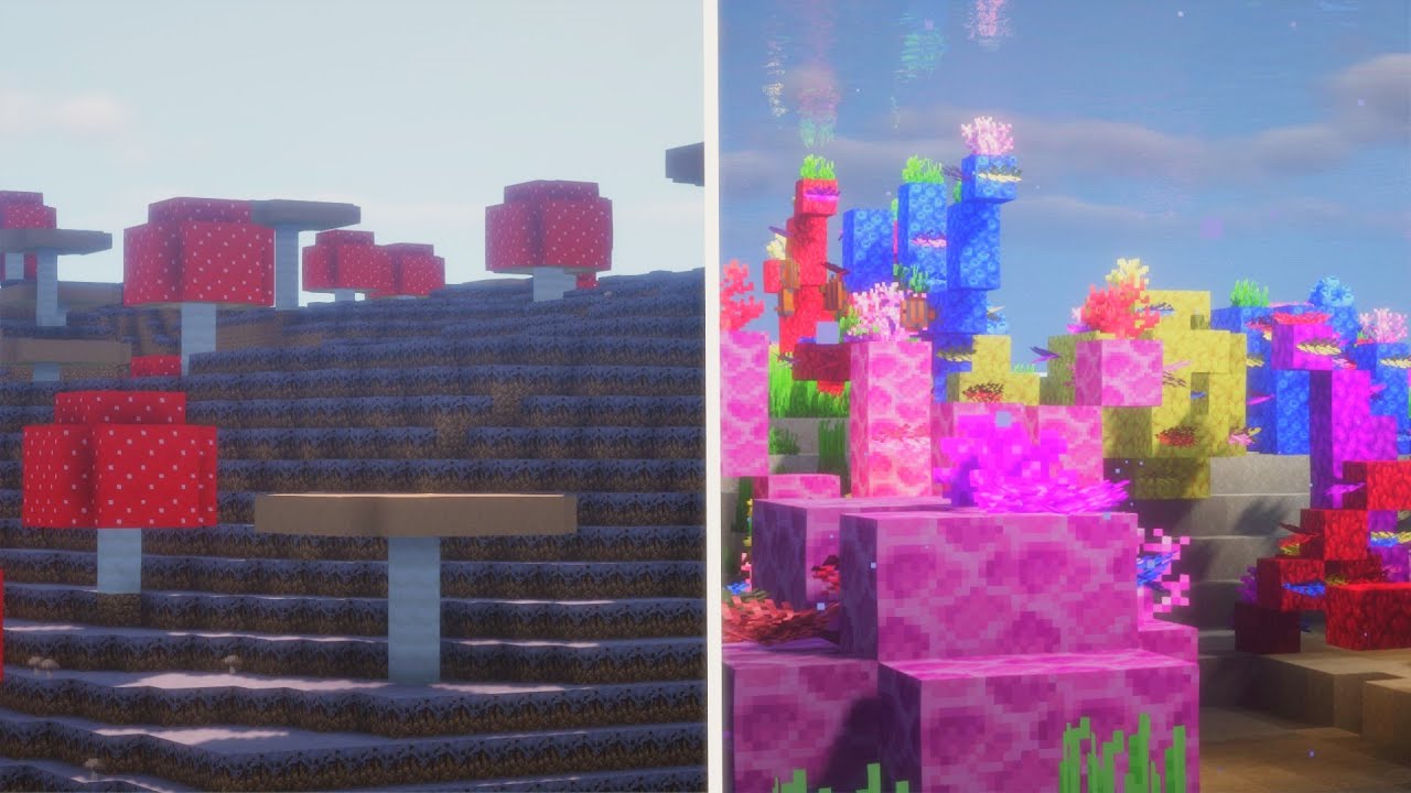 2 CRAZY Minecraft Java 1.17 Survival/Speedrunning Seeds: MUSHROOM BIOME ...