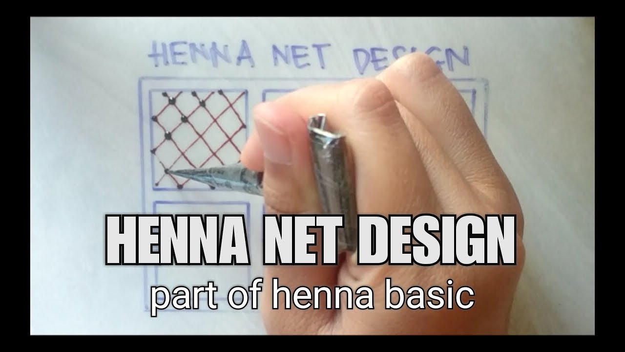 HENNA NET DESIGN - YouTube