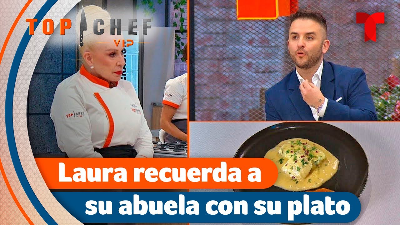 Laura presenta su "Pescado pochado al té de limón" | Top Chef VIP 2 ...