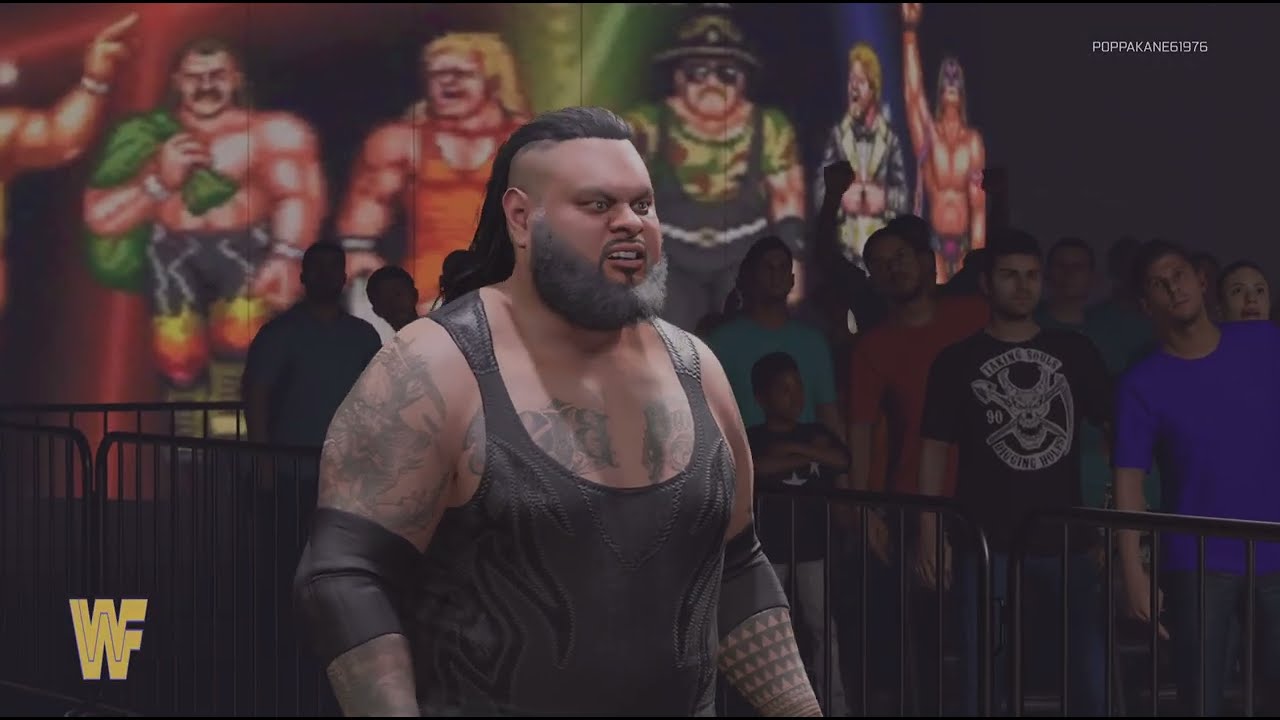 WWE 2K25 Sid Justice VS Akeem WWF Championship - YouTube