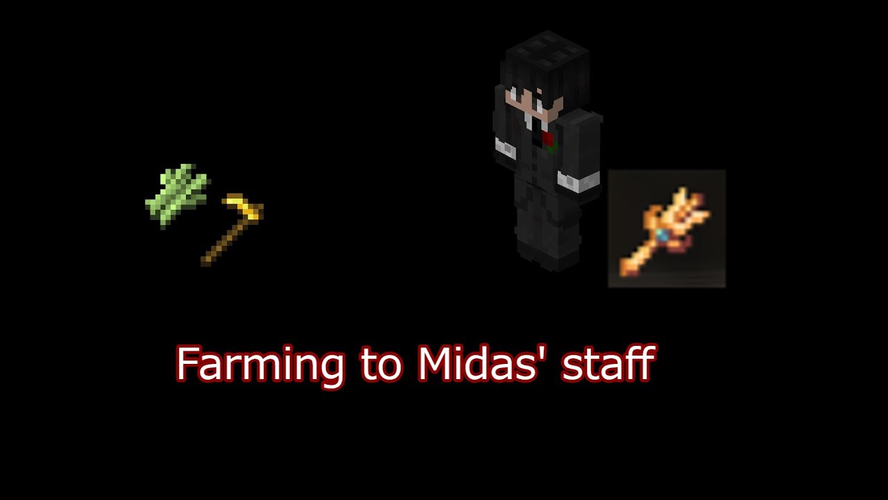 farming to midas' staff - YouTube