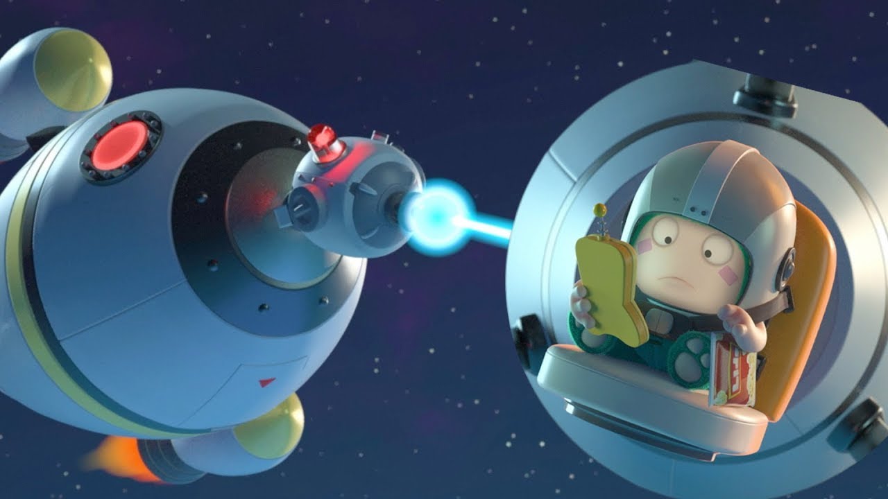Stowaway in Space! | Oddbods Cartoons | Funny Cartoons For Kids - YouTube
