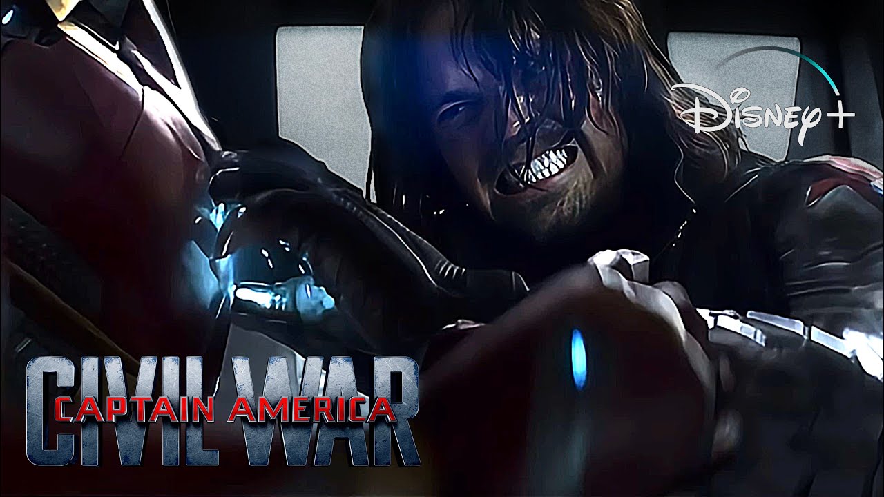 Captain America: Civil War | Iron-Man Blasts Bucky’s Arm Off - Fight ...