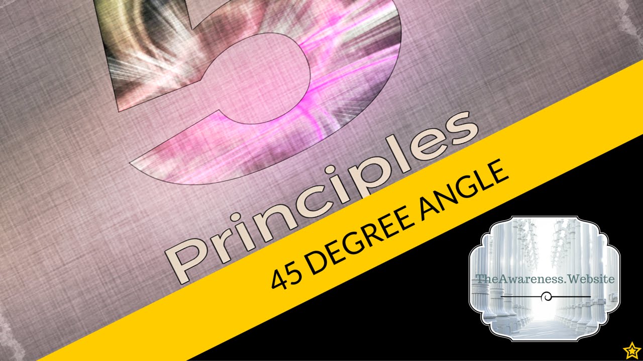 Tai Chi 5 Principles | 45 Degree Angle - YouTube