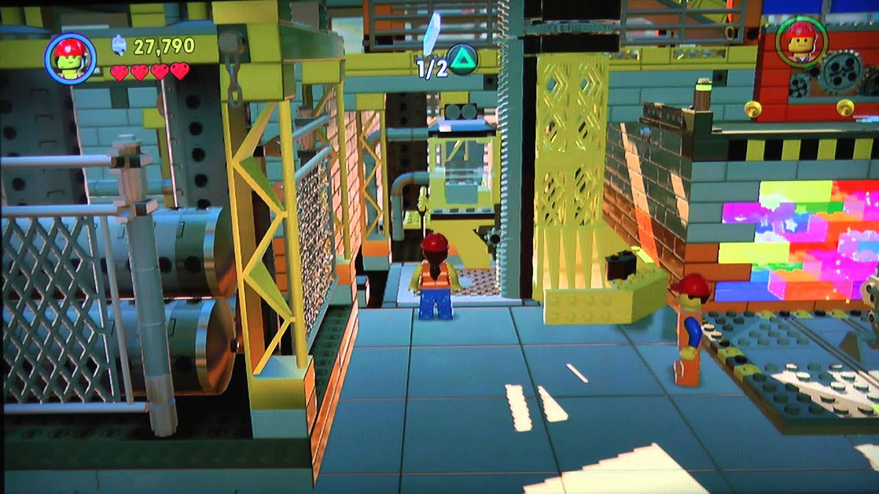 Lego The Movie walkthrough: Level 1-Bricksburg Construction - YouTube