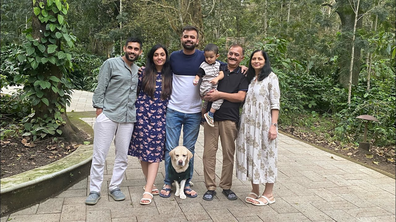 Family trip to coorg . Pet friendly villa. Road trip with dog. Part -1 ...