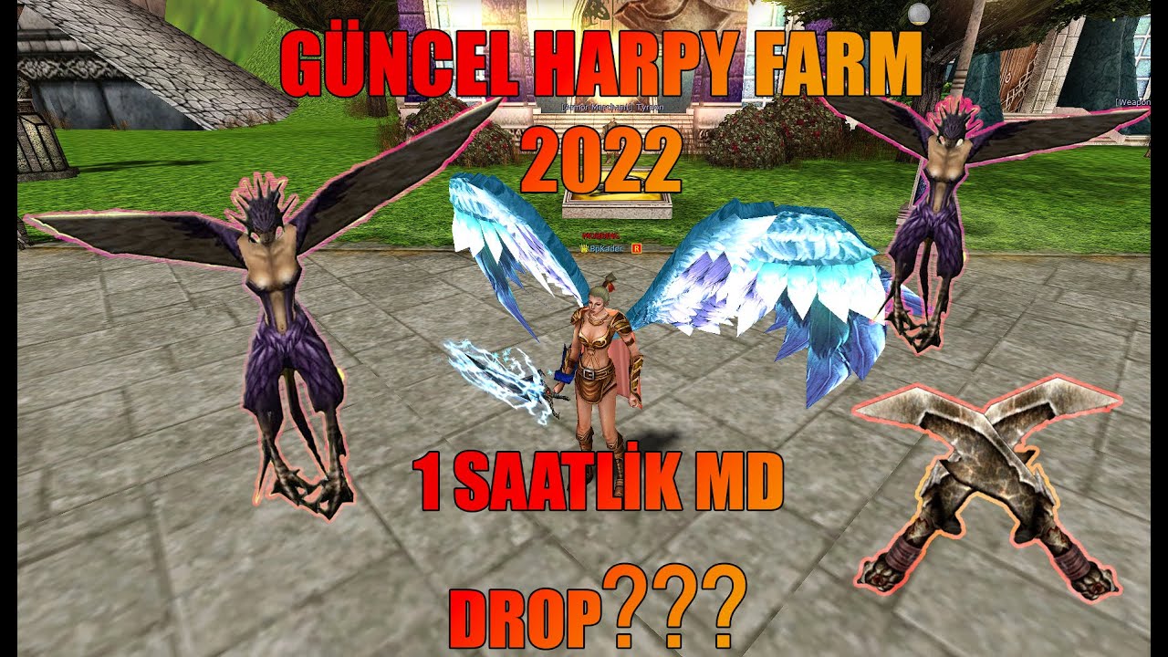 Knight Online | Raven Harpy Farm | Güncel 2022 | Hakoez - YouTube