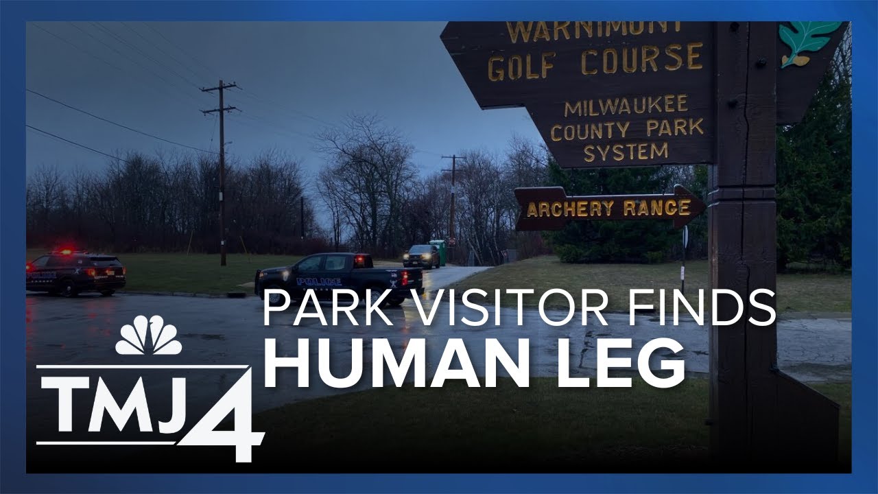 'It's shocking:' Park visitor finds human leg at Warnimont Park - YouTube