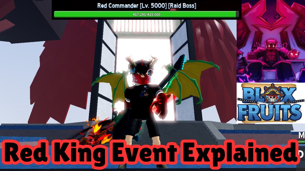 BLOX FRUITS RED KING EVENT EXPLAINED - YouTube