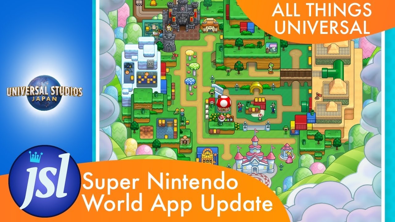 Super Nintendo World App Update - YouTube