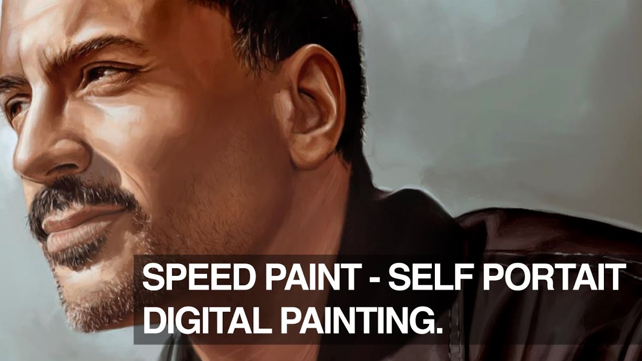 Corel Painter Self Portrait Speed Paint - YouTube