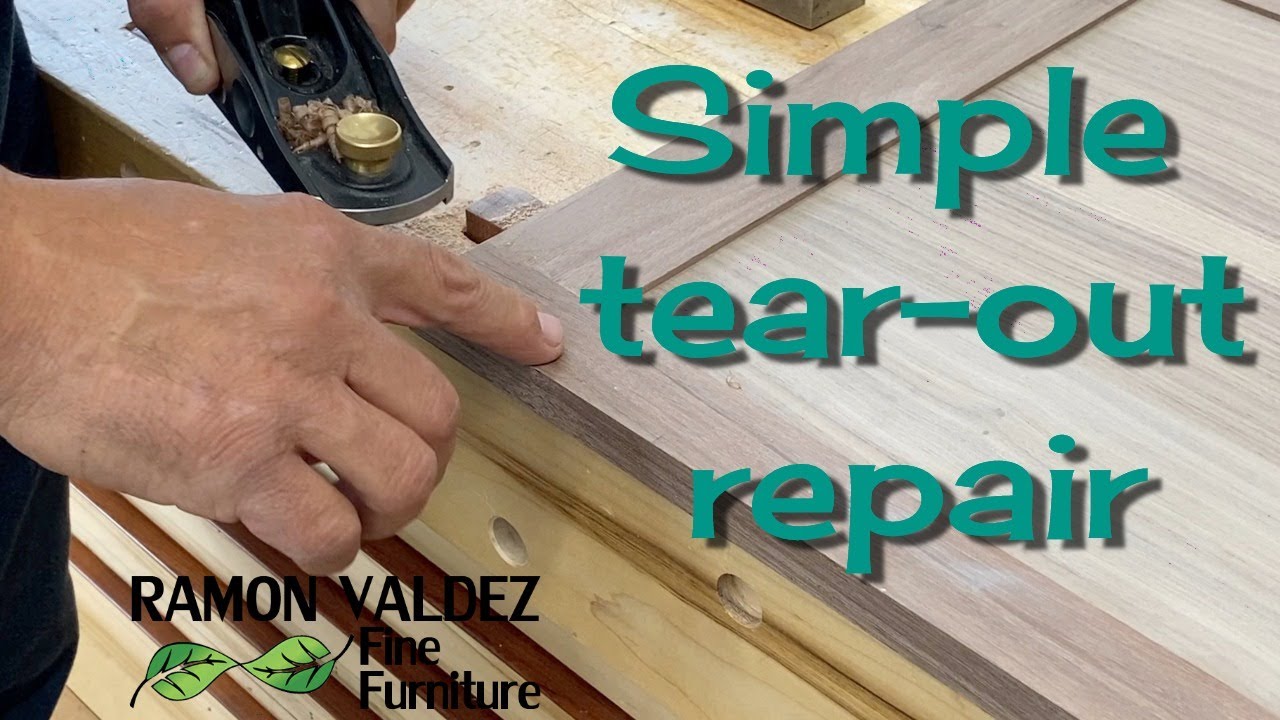 Simple tear-out repair - YouTube