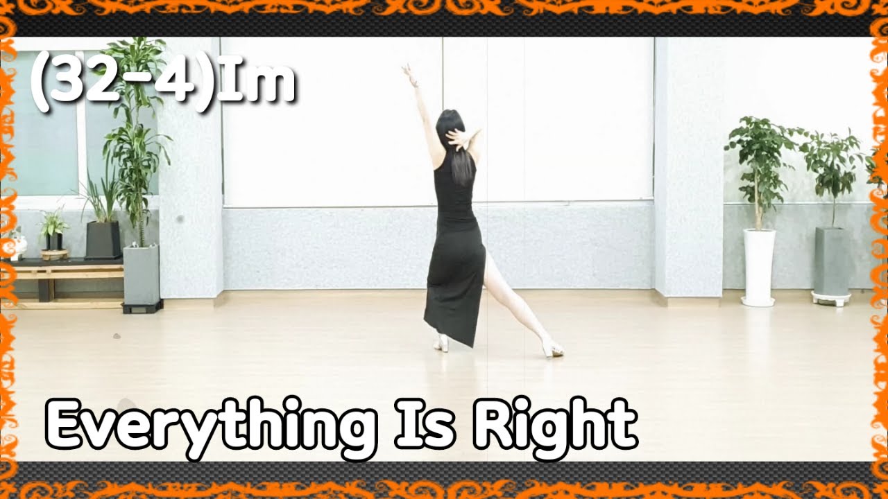 Everything Is Right (DEMO & COUNT) line dance - Improver / Deladap ...