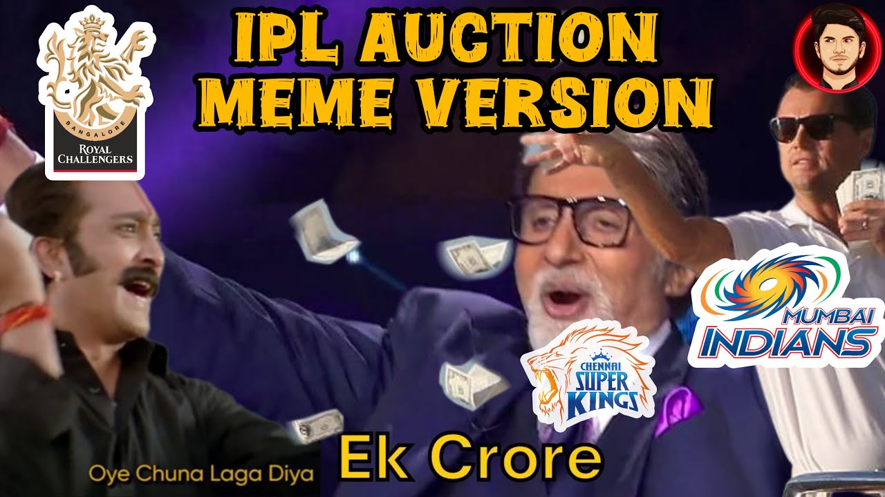 IPL Auction 2025 Memes Edition by Haris Hanif Digital #ipl #iplauction ...