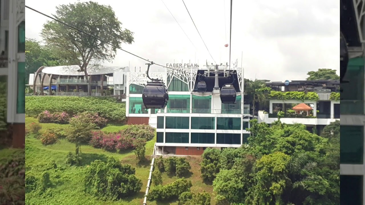 Singapore Cable Car ride to Mount Faber - YouTube
