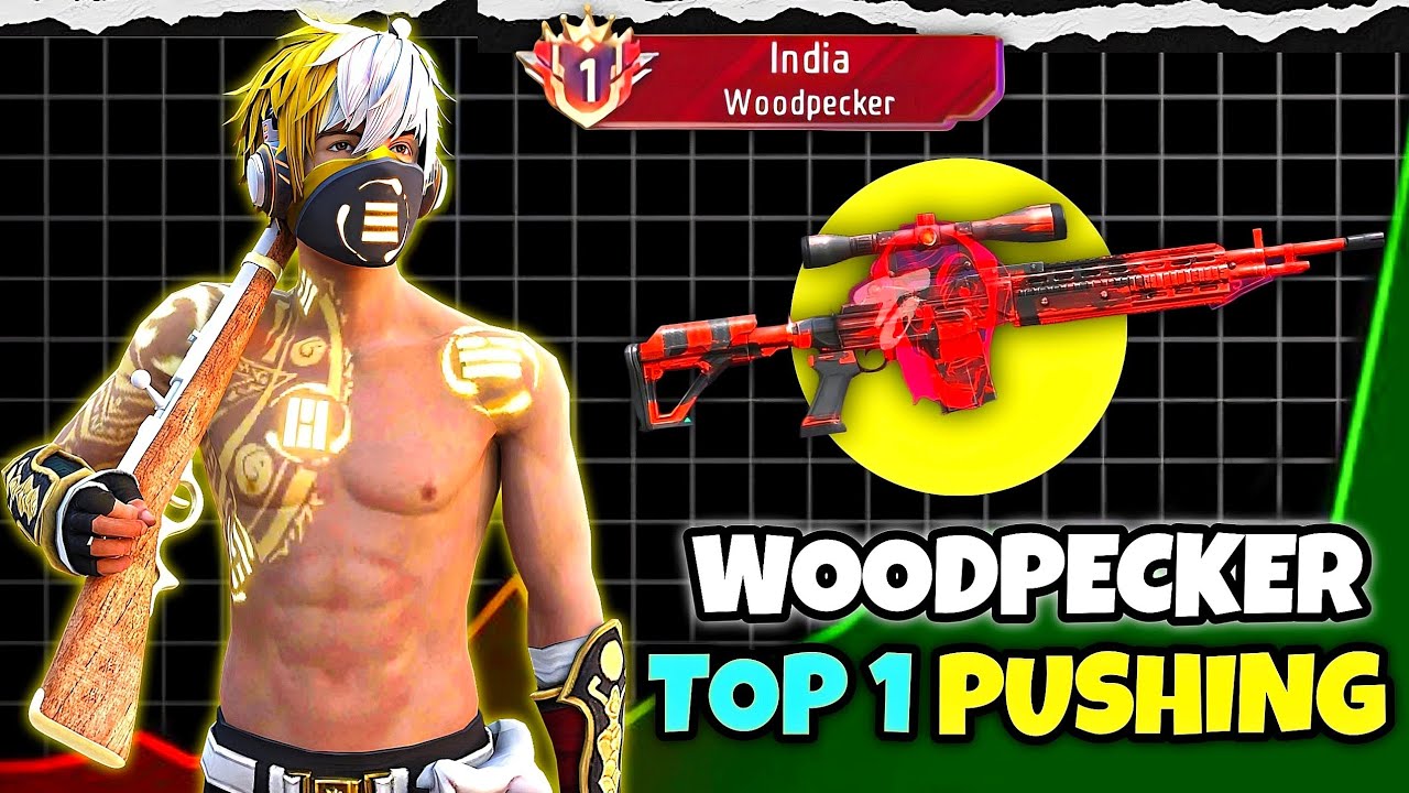 Pushing Top 1 Tittle in Woodpecker 🫣 | Solo & Squad Rank Push Tips ...