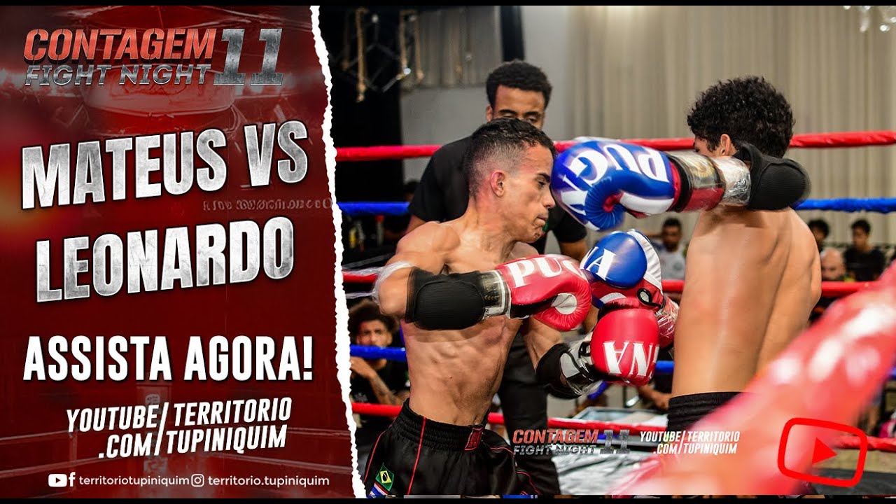 Leonardo vs Mateus - Contagem Fight Night 11 - YouTube