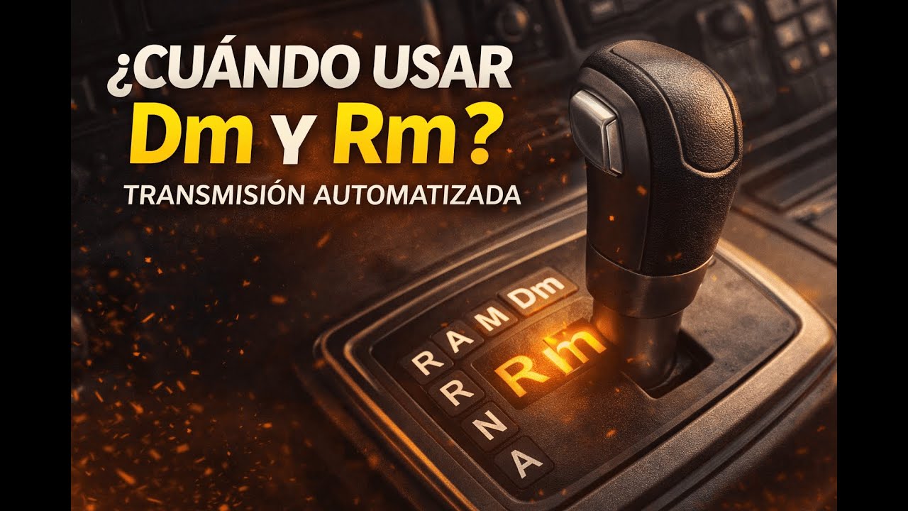 Para que sirven posiciones Dm y Rm en transmisión automatizada - YouTube