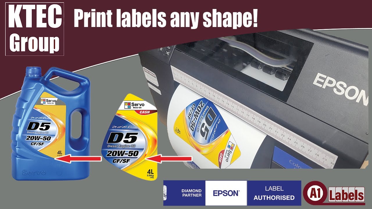 Print label any shape - Labels-U-Print ® - KTEC GROUP UK - YouTube