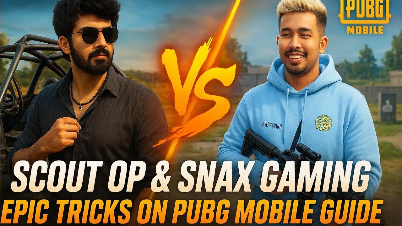 Learn ScoutOP & Snax Gaming's Epic Tricks in PUBG Mobile | Pro Guide ...