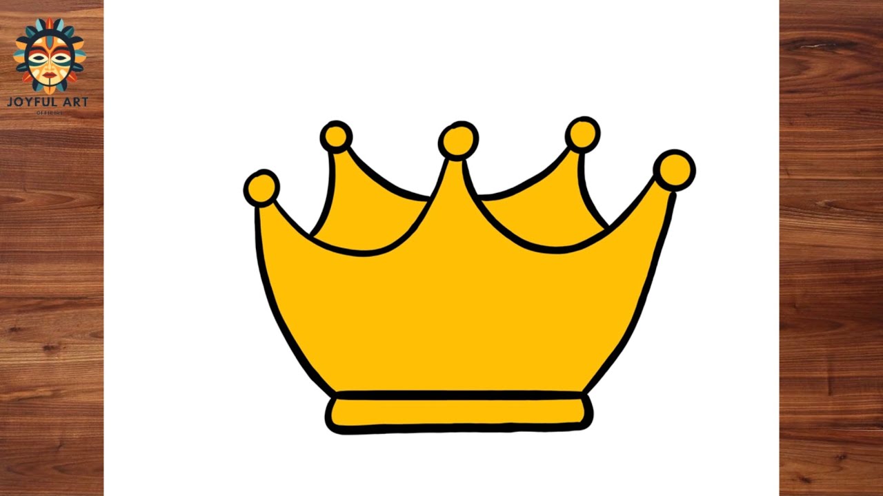 Master Drawing in Only 3 Minutes | How To Draw A King Crown - YouTube