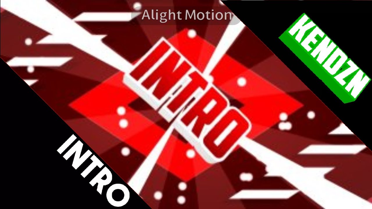 [PZP] Chill Red 2D Intro Template - YouTube