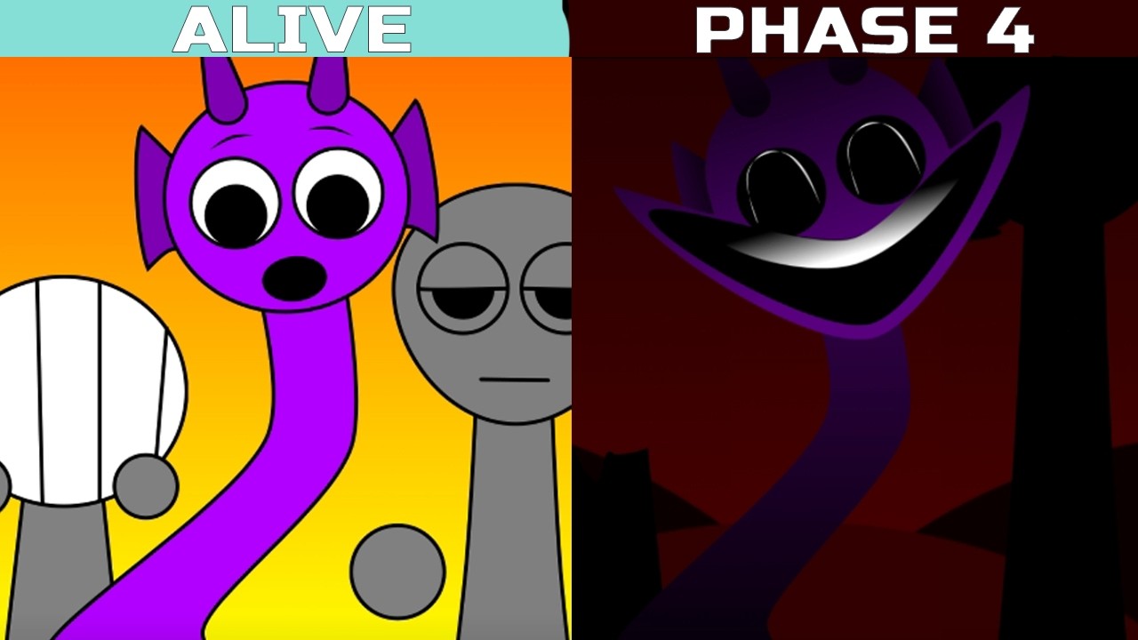 NEW SPRUNKI PHASE 4 VS PHASE 4 ALIVE - YouTube