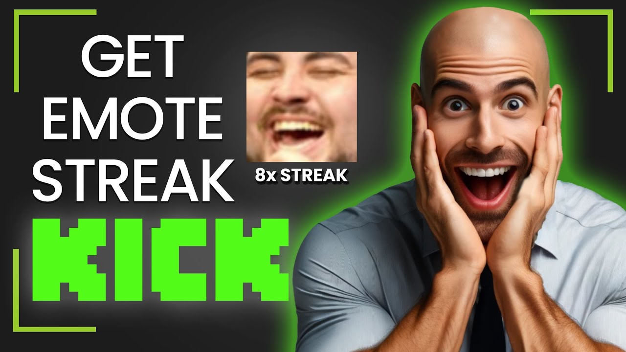 Add this EMOTE STREAK Widget to your KICK.COM stream (Easy and quick ...