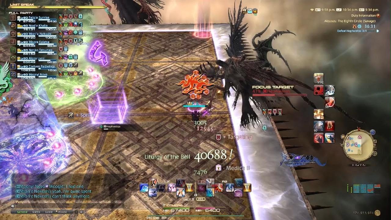 FFXIV P8s High Concept 2 Ifrit part 🔥 - YouTube