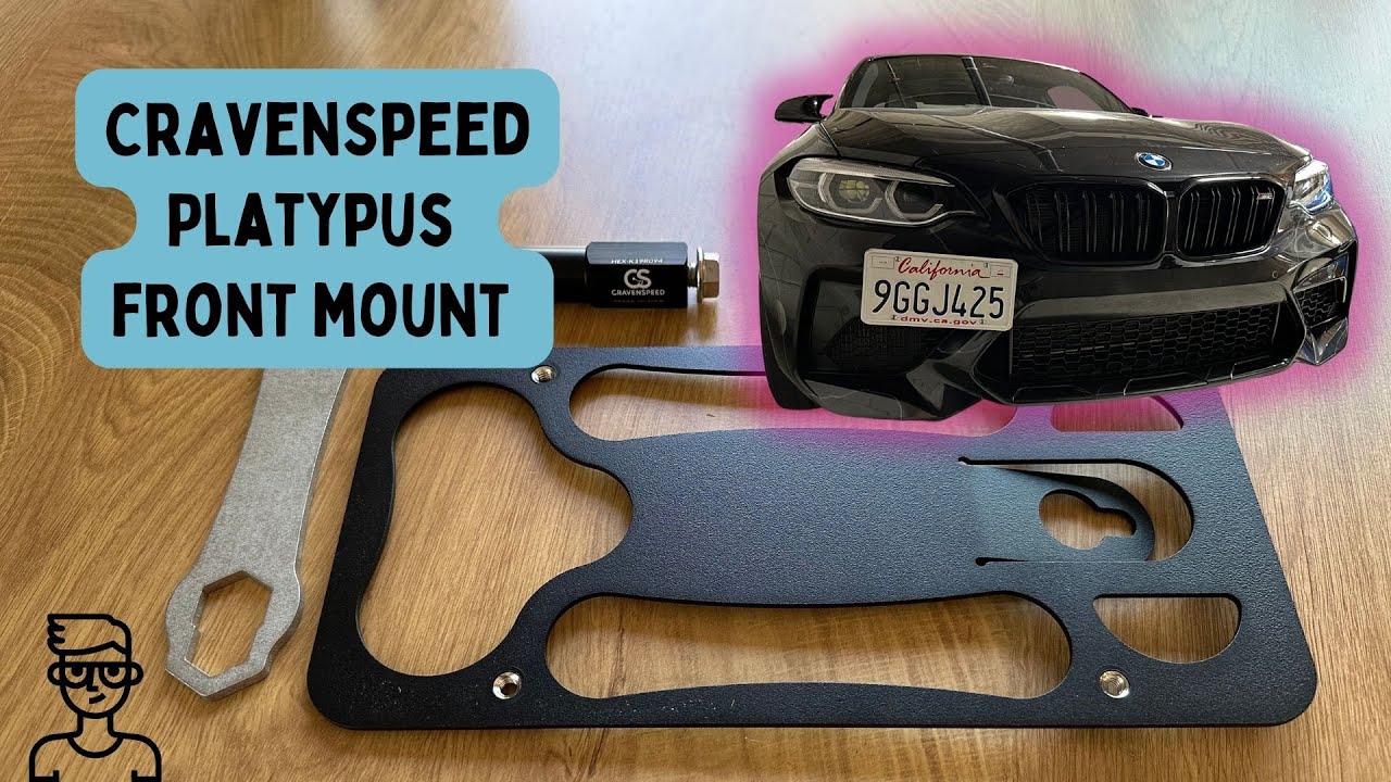 Say Goodbye To Front Bumper Holes! The CravenSpeed Platypus License ...